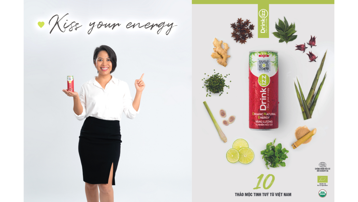 ORGANIC NATURAL ENERGY - An alive energy helps Kiss your energy - Drinkizz